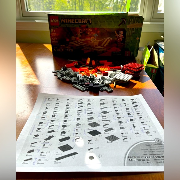 Lego | Toys | Lego 213 The Nether Railway Minecraft | Poshmark